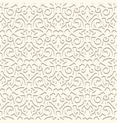 Vintage beige seamless pattern Royalty Free Vector Image
