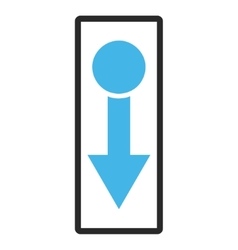 Pull down icon Royalty Free Vector Image - VectorStock