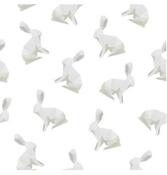 Colorful rabbit pattern Royalty Free Vector Image