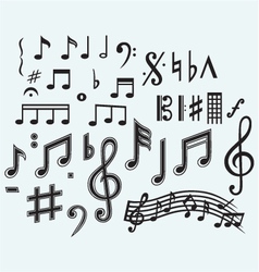Music notes Royalty Free Vector Image - VectorStock
