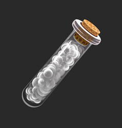 Empty bottle game icon magic elixir interface Vector Image