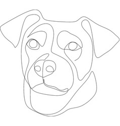 Dog digging dirt on white background Royalty Free Vector