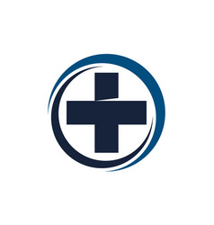 Health union logo design template Royalty Free Vector Image