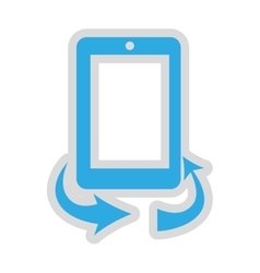 Rotate screen option icon Royalty Free Vector Image