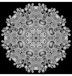 Geometric doily pattern Royalty Free Vector Image