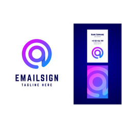 Mail logo Royalty Free Vector Image - VectorStock