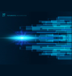 Abstract blue virtual technology concept Vector Image