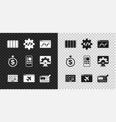 Set color palette guide front end development ui Vector Image