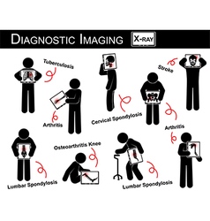 Injured stick figure Royalty Free Vector Image