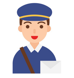Postman Royalty Free Vector Image - VectorStock