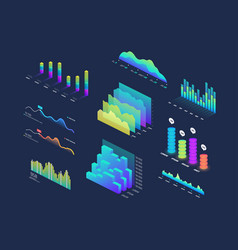 Flat Infographic Elements Royalty Free Vector Image