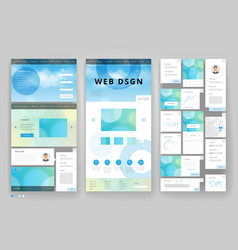 Web page design Royalty Free Vector Image - VectorStock