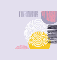 Abstract patchwork art pattern background Vector Image