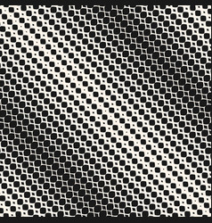 Halftone mesh seamless pattern smooth grid weave Vector Image