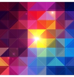 Abstract triangles connections background Vector Image