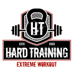 Cross Training logo Royalty Free Vector Image - VectorStock