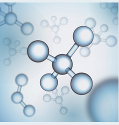 Eps 10 molecule structure Royalty Free Vector Image