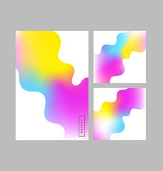 Colorful abstract brush stroke on white background