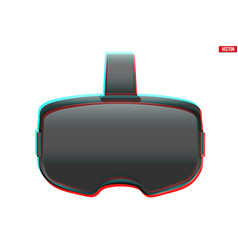 Original vr headset inside view Royalty Free Vector Image