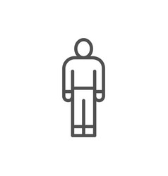 People avatars line person portraits diverse man Vector Image