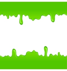 Oozing green slime seamless pattern Royalty Free Vector