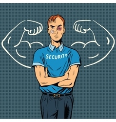 Cartoon beaten man Royalty Free Vector Image - VectorStock