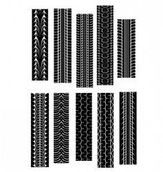 Motorcycle Tire Tread Vector Images (over 1,800)