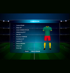 Football tactic board magnetic board Royalty Free Vector