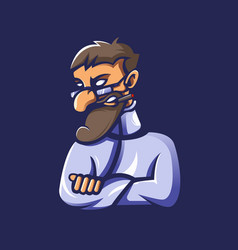 Gamer mascot logo Royalty Free Vector Image - VectorStock