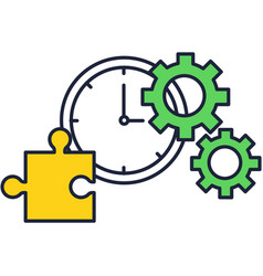 Problem management icon simple element Royalty Free Vector