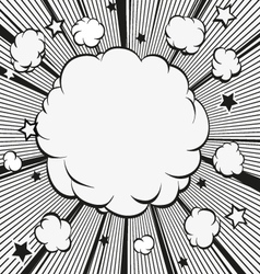 Boom comic book explosion Royalty Free Vector Image