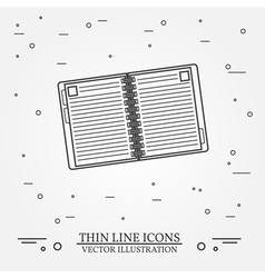 Notebook Royalty Free Vector Image - VectorStock