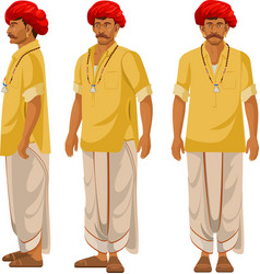 Indian farmer Royalty Free Vector Image - VectorStock
