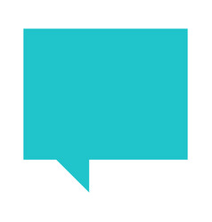 Rectangle blank speech bubble sign or empty map Vector Image