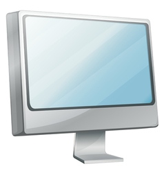 Computer screen monitor kawaii cute cartoon Vector Image