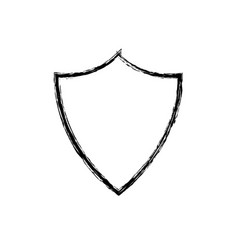 Shield security abstract crest Royalty Free Vector Image