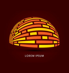 Abstract dome Royalty Free Vector Image - VectorStock