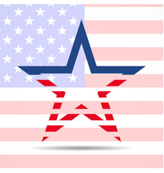 USA flag Royalty Free Vector Image - VectorStock