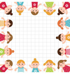 Cute back to school background Royalty Free Vector Image