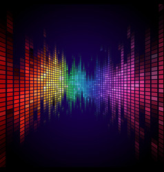 Sound wave background Royalty Free Vector Image