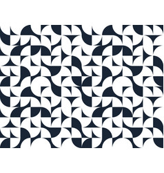 Seamless geometric pattern simple black and white Vector Image