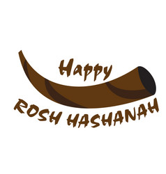 Jewish shofar image Royalty Free Vector Image - VectorStock