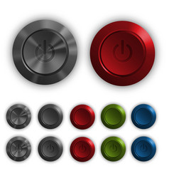 Plastic button Royalty Free Vector Image - VectorStock