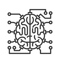 Electronic Brain Vector Images (over 4,600)