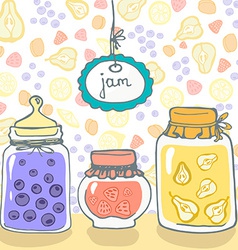 Kitchen design jar Royalty Free Vector Image - VectorStock