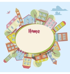 Home background Royalty Free Vector Image - VectorStock