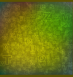 Seamless letter pattern Royalty Free Vector Image