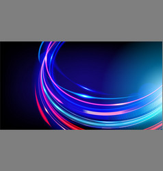 Slow shutter traffic light Royalty Free Vector Image