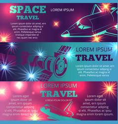 Vertical space banners set Royalty Free Vector Image