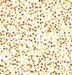 Gold star seamless pattern Royalty Free Vector Image